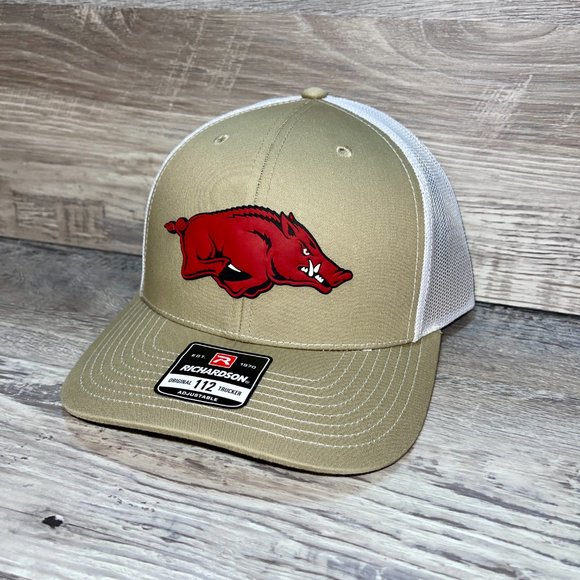 Nike | Accessories | Arkansas Razorbacks 3d Snapback Trucker Hat Khaki ...